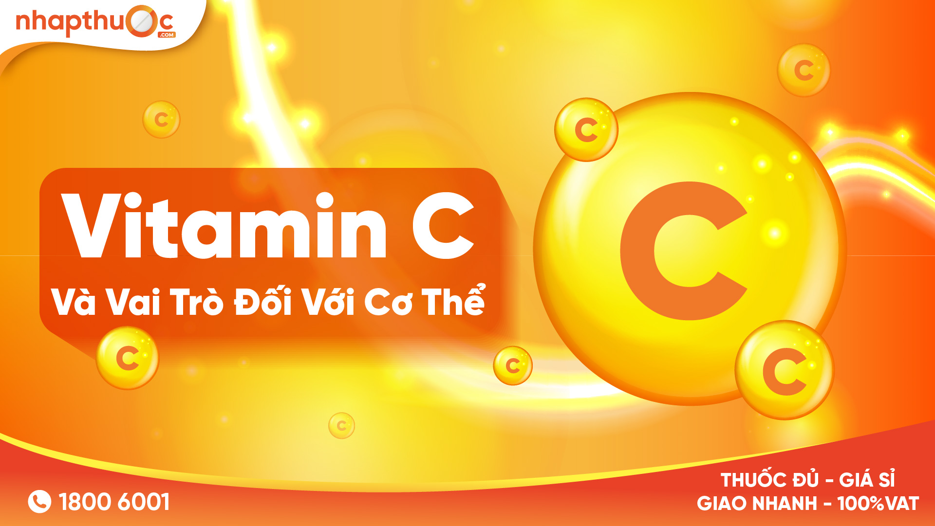 nhapthuoc.com - Vitamin C và vai trò đối với cơ thể